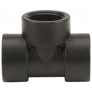 Sim Supply Tee,1 1/2 in Pipe Size, Schedule 80,FNPT TEE150 - 1 Each ...