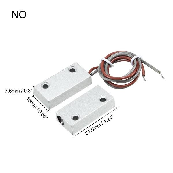 MC-51 NO Alarm Rolling Gate Garage Door Contact Magnetic Reed Switch ...