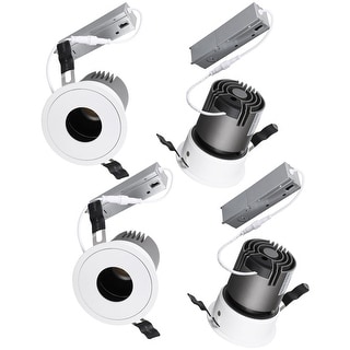 3" 5CCT LED Recessed Lights, 30° Ultra-Narrow Spotlight - 4PACK - Bed ...