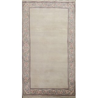 Handmade Nepalese Oriental Wool Small Rug Bordered Modern Carpet - 3'0 ...