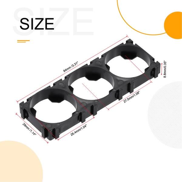 32650 Battery Holder Bracket 26.4mm Dia for DIY Battery Pack 20Pcs ...