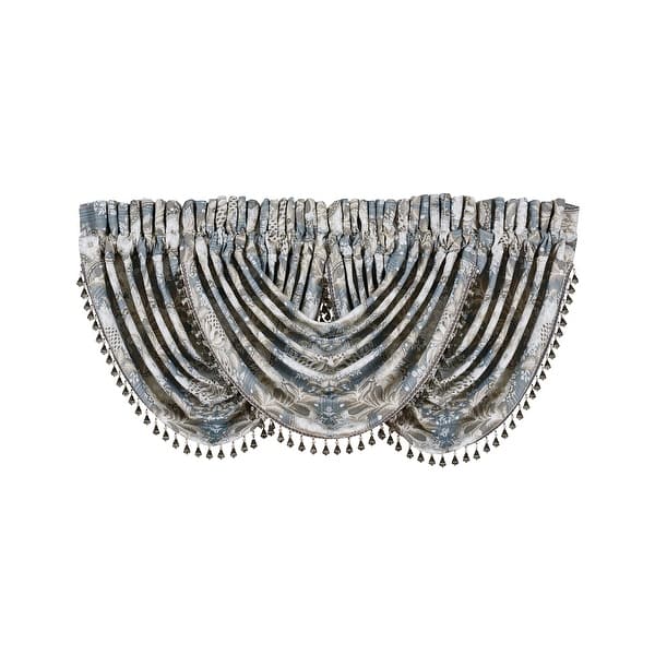 J. Queen New York Crystal Palace Window Waterfall Valance - Bed Bath ...