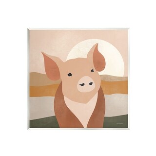 Stupell Modern Farmhouse Pig Wall Plaque Art Rachel Nieman - Bed Bath ...