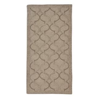 Wahi Rugs Modern Gemotrical Design Wool Hand Knotted Rug 2x4 - 2' x 4 ...