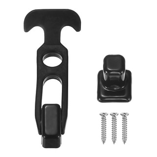 1-Pack T-Handle Rubber Flexible Draw Latches,4.3" Latches for Toolbox ...