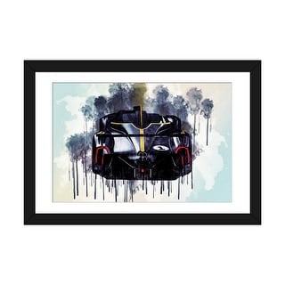 iCanvas "2021 Pagani Huayra R Rear View Exterior Black Hypercar" by ...