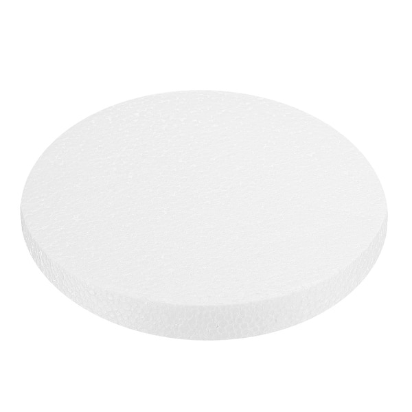 Foam Circles for Crafts Polystyrene Round Foam Disc, 1 Pack - White ...