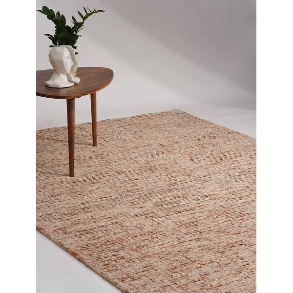 solid light brown area rug