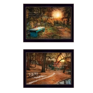 Set Of Two Resting Places 2 Black Framed Print Wall Art - Bed Bath ...