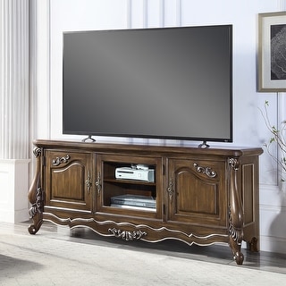 Transitional TV Stand with Open Shelves and Closed Storage - Bed Bath ...