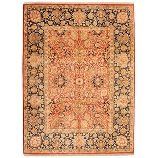 Hand-knotted Pako Persian Copper Wool Rug - 9'2 x 12'4/9'2" x 12'4 ...