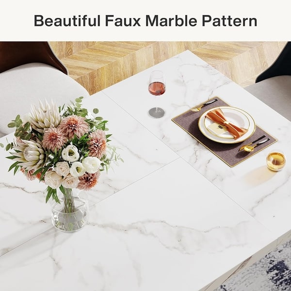 white marble table mats