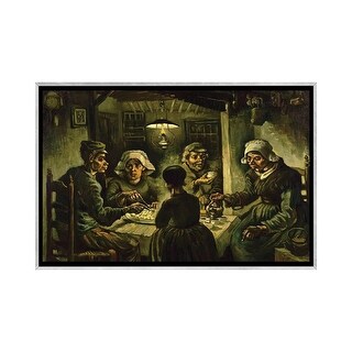 iCanvas "The Potato Eaters, 1885" by Vincent van Gogh Framed - Bed Bath ...