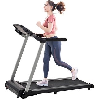 Electric Walking and Jogging Treadmill with Heart Rate Monitor and ...