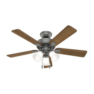 Ceiling Fan 44 inches Matte Silver - Bed Bath & Beyond - 42669767