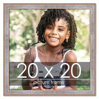 50x50cm Frame Silver Antique Wooden - Contemporary Wood Picture Frame ...