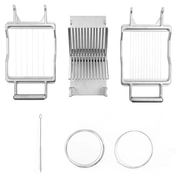 VEVOR Cheese Cutter With Wire 1 cm & 2 cm Cheeser Butter Cutting Blade Replaceable Cheese Slicer ...