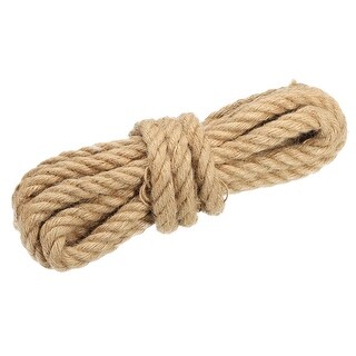 Jute Twine 16mm, 16 Feet Long Brown Twine Rope for DIY Subjects - Bed ...
