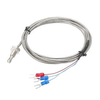 K Type Temperature Sensor M6 Thermocouple 6.6ft -50 to 200°C(-58 to 392 ...