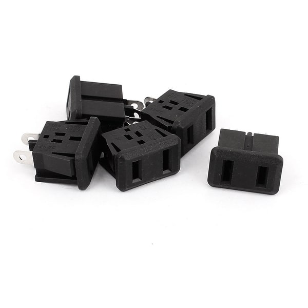 AC 10A/250V 15A/125V US Plug Panel Mount US Outlet Power Socket Black ...