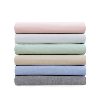 Tommy Hilfiger Washed Cotton Chambray Sheet Set - Bed Bath & Beyond ...
