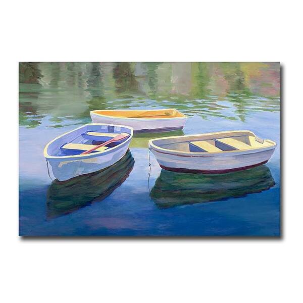Floating Trio by Kay Carlson Gallery Wrapped Canvas Giclee Art (24 in x ...