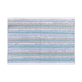 Multi Stripe Bath Rug Cool - Bed Bath & Beyond - 36557475