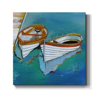 Rowboat Reflection-Premium Gallery Wrapped Canvas - Ready to Hang - Bed ...