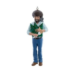 Club Pack of 24 Bob Ross with Christmas Trees Ornaments 5" - Bed Bath ...