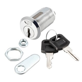 Cam Lock 30mm Cylinder Length 35mm Long Cam Nut-on Type Keyed Different ...