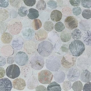 Sea Green Penny Round Mosaic, Backsplash Kitchen Walls, Shower and ...