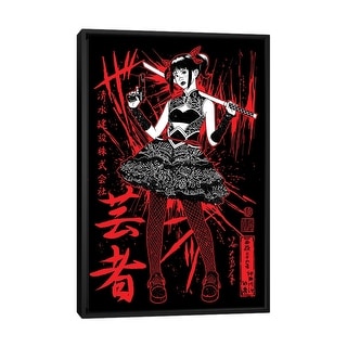 iCanvas "Japanese Female Student Ninja Warrior" by Alberto Perez Framed ...