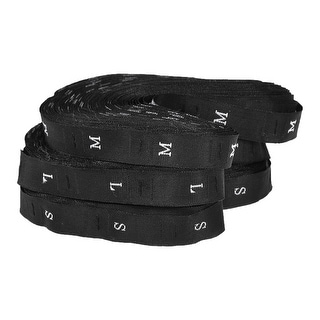 Clothing Sewing Size Label, S/M/L Woven Embroidered Label, 3 Roll - Bed ...