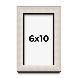 6x10 Shadow Box Frame Silver Real Wood Contemporary Shadowbox Display ...