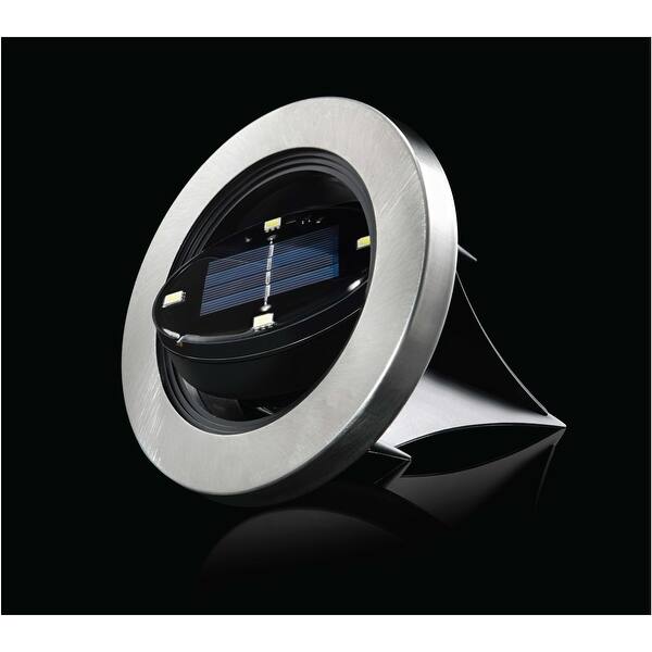 Bell and Howell Solar Powered Swivel Disk Lights 4pk - Bed Bath ...
