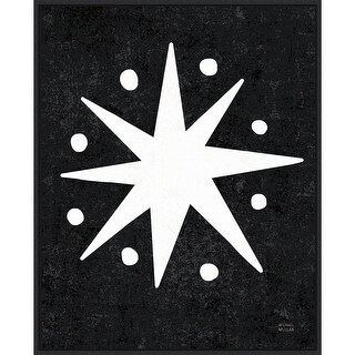 Christmas Whimsy Star by Michael Mullan Framed Canvas Wall Art Print ...