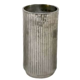 Flower Pot Raw Brass Antique Dia H11.81"- A - Raw Brass Antique - Bed ...