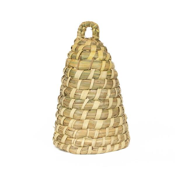 Seagrass Bee Hive Basket - 2 Piece Set - Height 14 Inches, Bottom ...