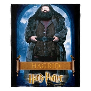 Warner Brothers Harry Potter Hagrid Silk Touch Throw Blanket - Bed Bath ...