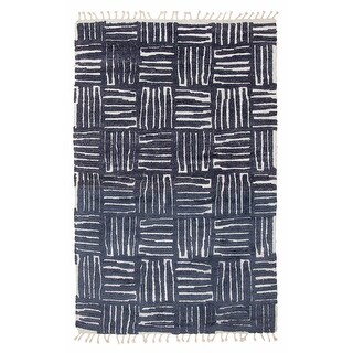 Tangier Navy Rug 5'0" x 7'9" - 5'0 x 7'9 - Bed Bath & Beyond - 42914090