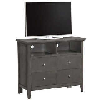 LYKE Home Haddon Smoked Gray Media Chest - Bed Bath & Beyond - 31293511