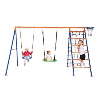 Double Swing Position Multifunctional Swing Set - 2 swings - Bed Bath ...