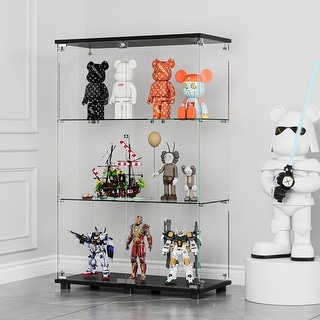 Versatile Lockable Glass Display Cabinet for Various Rooms and ...