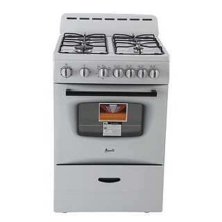 Avanti GR2414CW 24 inch Gas Range 2.6 Cu. Ft. Oven Capacity - White ...