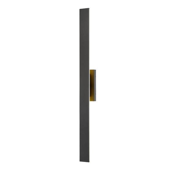 Stylet by Z-Lite 4 Light Outdoor Wall Light in Sand Black with White ...