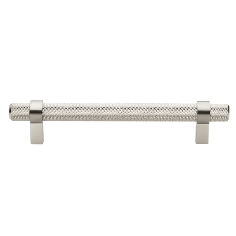 5 in Screw Center Knurled Euro Solid Steel Bar Pull (Pack of 10 ...