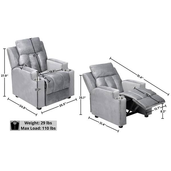 Magic Seats for Superheroes & Princesses, Super Deluxe Kids Recliner ...