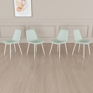 Green Modern Simple Dining Chair Side Chairs Coffee Chairs Set of 4 ...