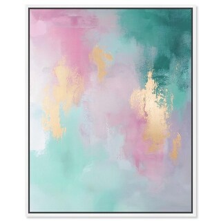 Cotton Candy Skies Canvas Pastel Abstracts by Art Remedy - Bed Bath ...