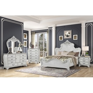 New Classic Furniture Nellison Mist Gray 5-Piece Panel Bedroom Set ...